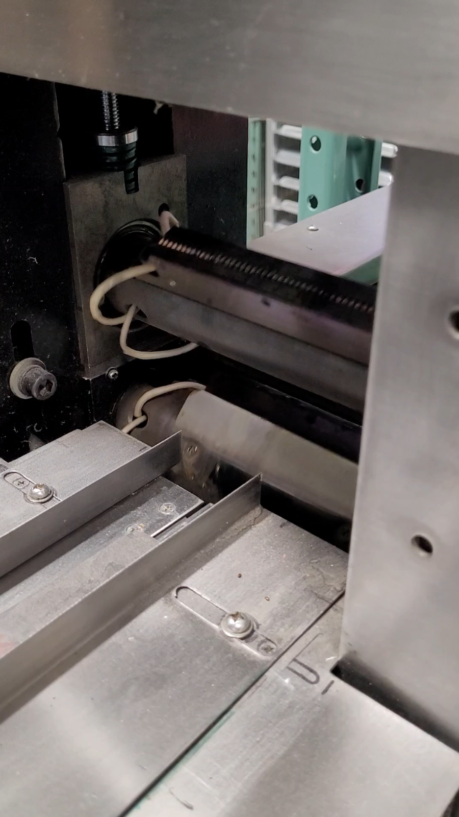 Stainless Steel Horizontal Flow wrapper Registered film date coder 2up ...