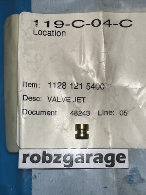 GENUINE STIHL CARBURETOR VALVE JET 1128-121-5400 FITS O44 044 MAGNUM ...