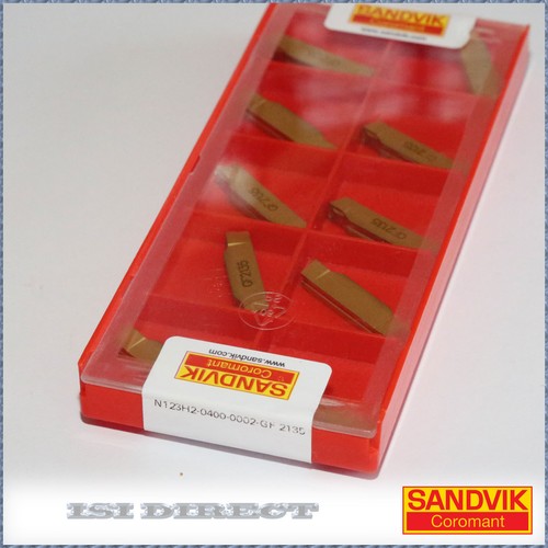 N123H2 0400 0002 GF 2135 SANDVIK *** 10 INSERTS *** FACTORY PACK ** | eBay