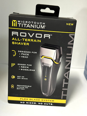 Microtouch Titanium Rovor All-Terrain Shaver for Face and Head - SEALED ...
