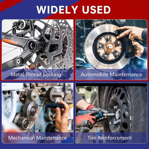 50ml Threadlocker Blue, Thread Lock Medium Strength Lock Tight for Nuts ...