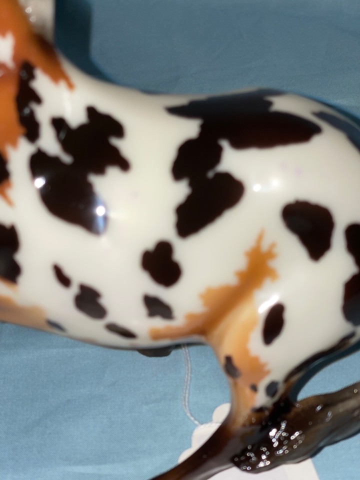 Breyer 2013 Vintage Club Glossy “Lucy” Tri-Color Balking Mule Mold only ...