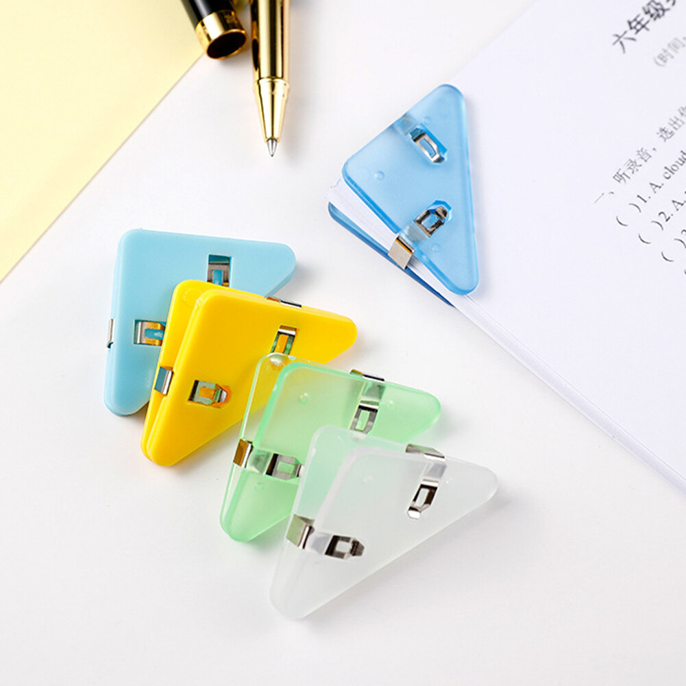 36pcs 12 Colors For Students Corner Paper Clip Document Office School ...