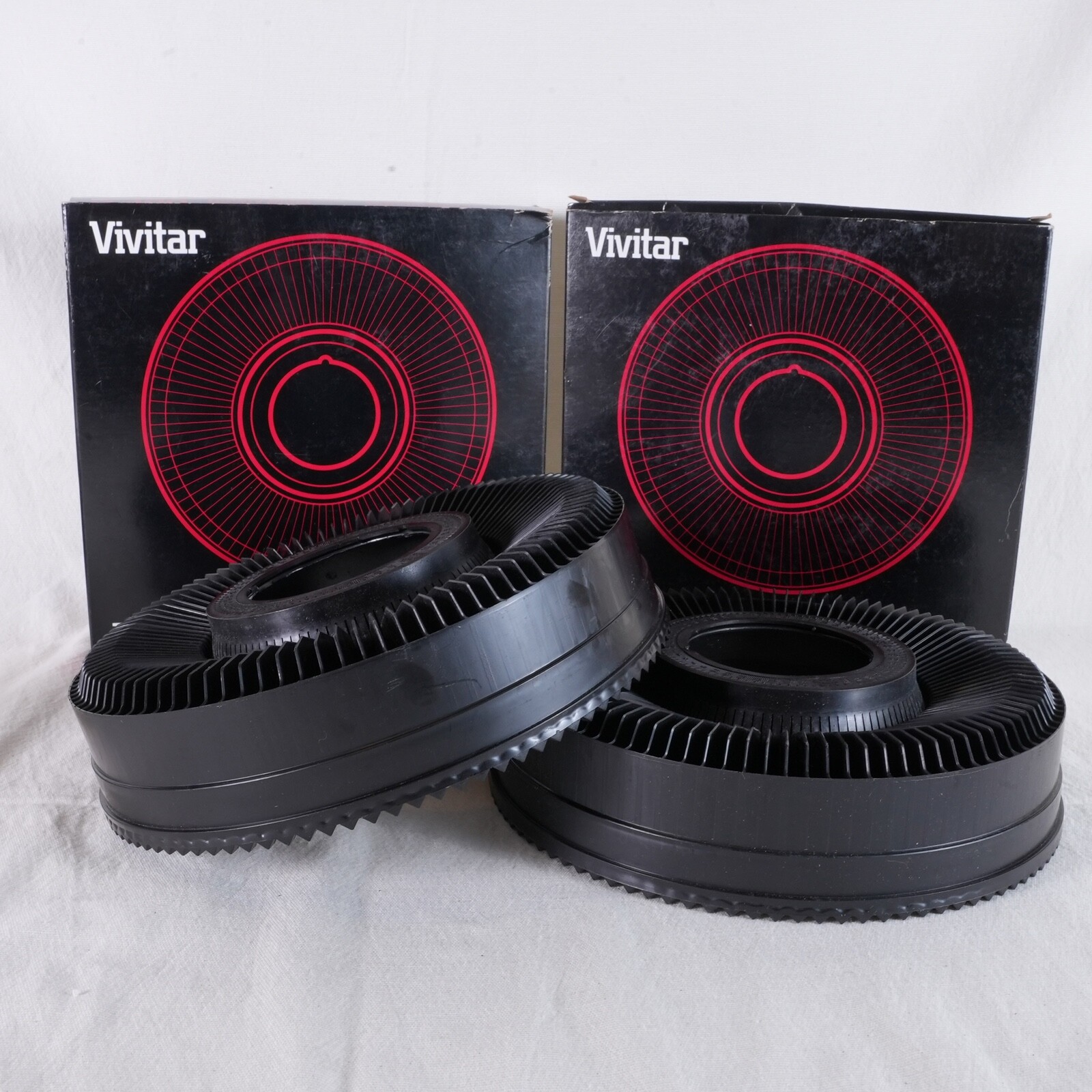 OLD+SCHOOL+Vivitar+S-100+Rotary+Slide+Tray+in+Open+Box+Holds+100+2x2 ...