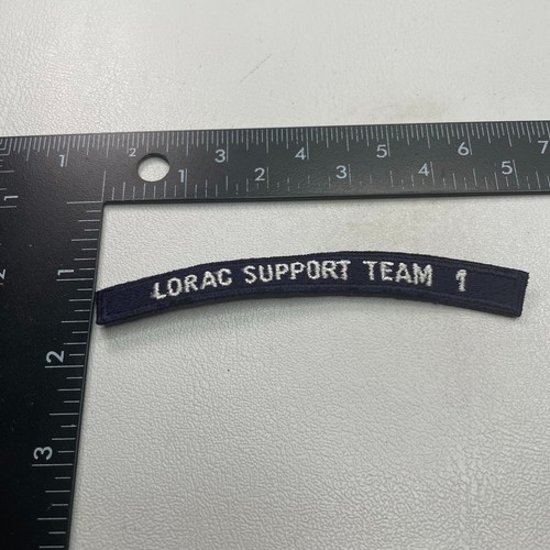 US Navy LONG RANGE ACCURACY LORAC SUPPORT TEAM 1 Tab Patch (Rocker, UIM ...