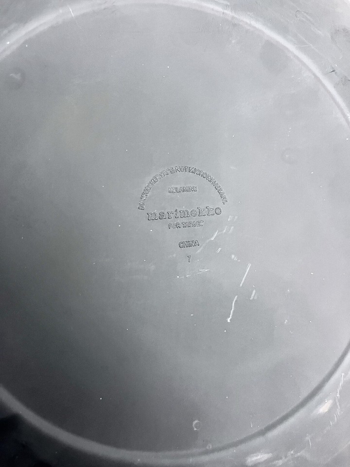 MARIMEKKO Target Dinner Plates Set of 4 Black & White 2016 ...