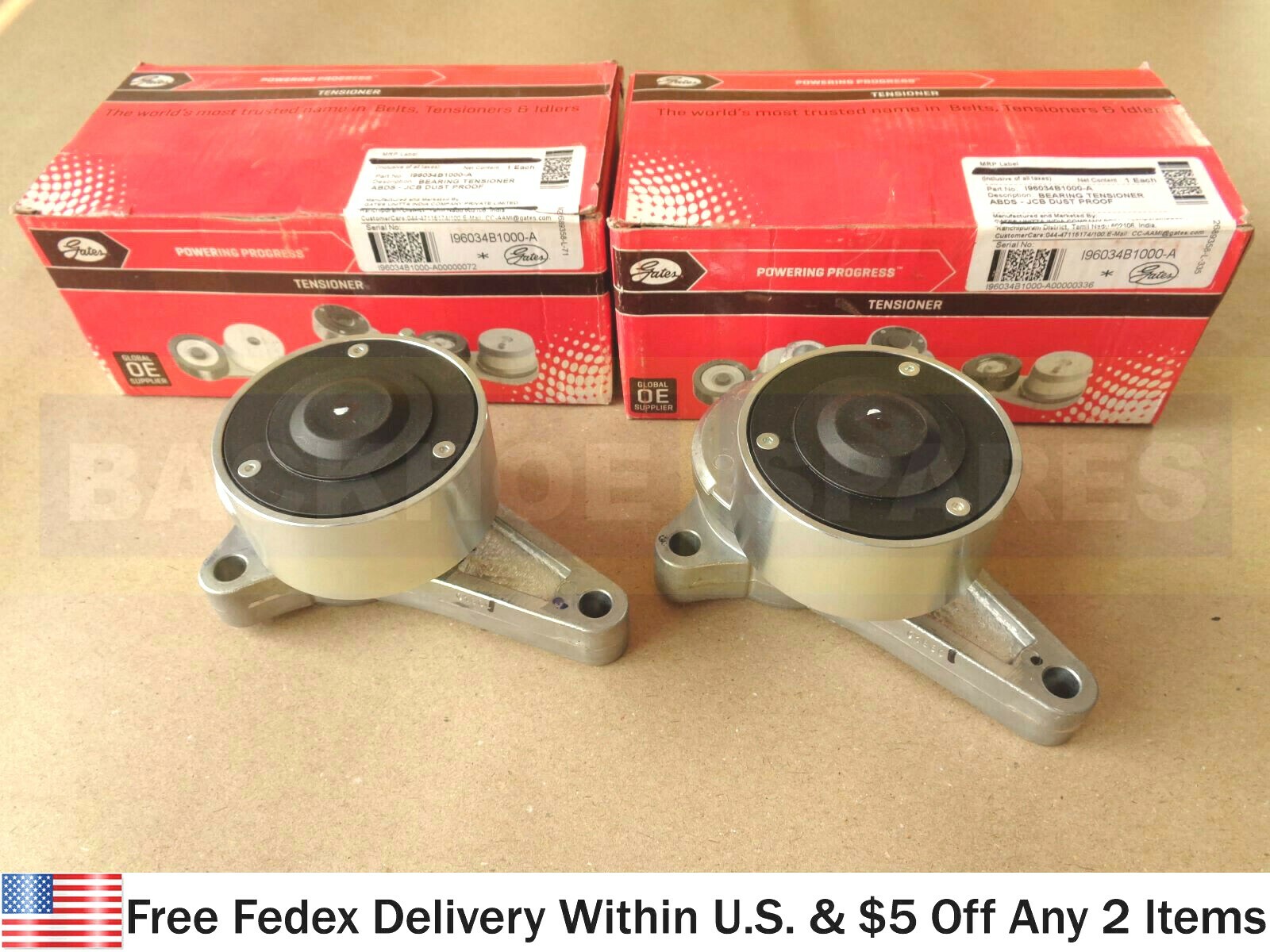 JCB PARTS - GENUINE GATES AUTO TENSIONER, 2 PCS (320/08657 320/A8586 ...