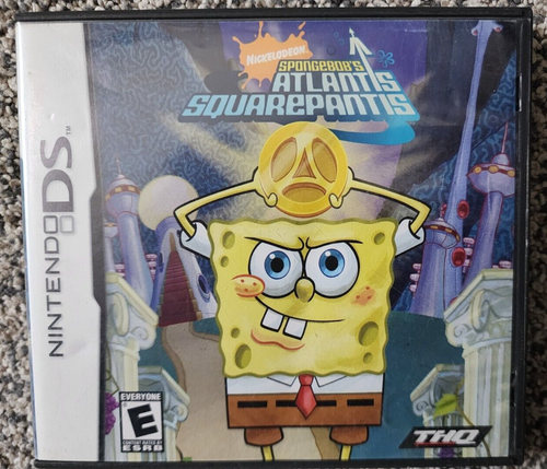 SpongeBob SquarePants Atlantis SquarePantis Nintendo DS COMPLETE ...