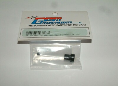 TEAM ASSOCIATED RC18T MT 14T BLACK ALUMINUM MOTOR DRIVE GEAR GPM NEW ...