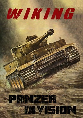 WW2 German Tiger Tank Panzer Division Wiking Poster Print | eBay