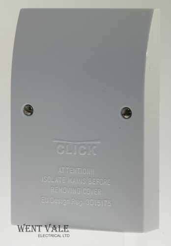 Click Polar PRW217 - 45a Easyfit Dual Appliance Outlet Plate | eBay UK