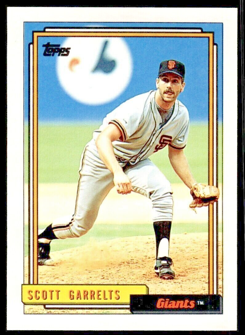 1992 Topps #558 Scott Garrelts Pitcher San Francisco Giants FREE ...