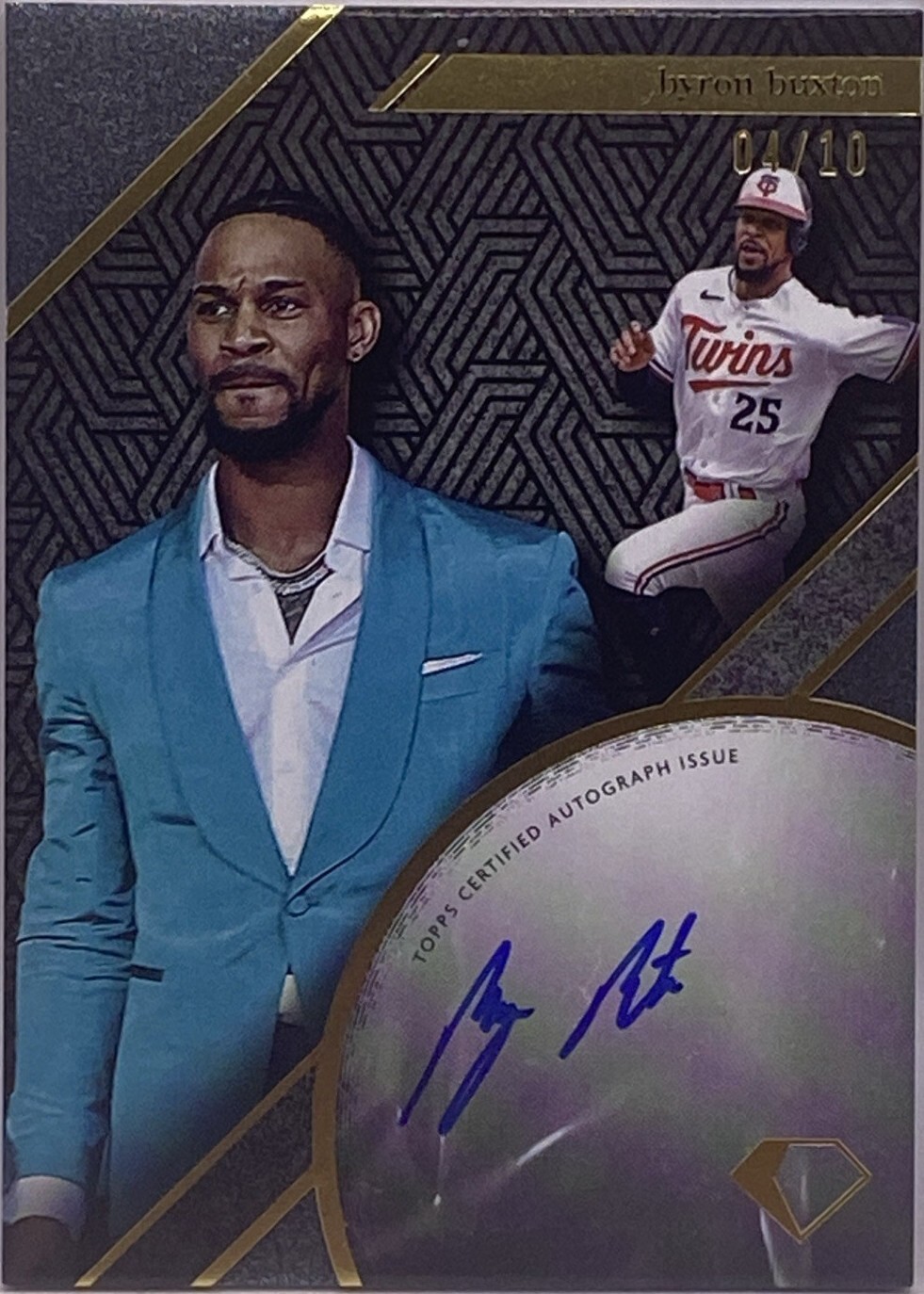 2024 Topps Diamond Icons - Diamond Drip Autographs Byron Buxton #DDA-BB ...
