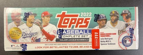 🔥2022 Topps Baseball Complete Sealed Set - Bonus RC Card Variations -🔥 ...