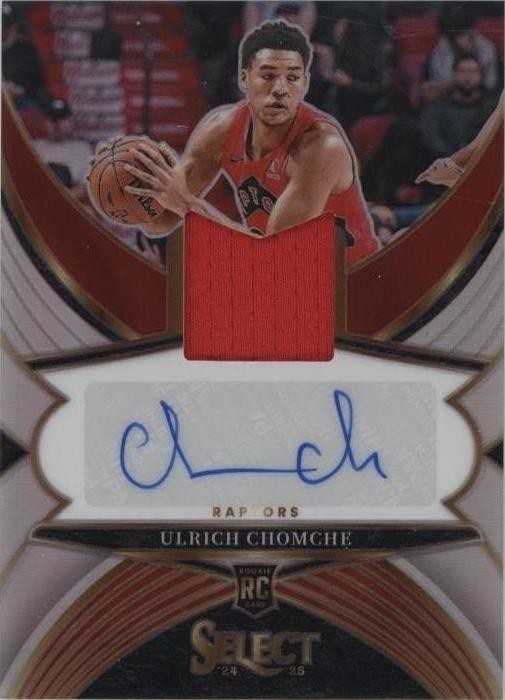 2024-25 Panini Select - Rookie Jersey Autographs Ulrich Chomche #RJA ...