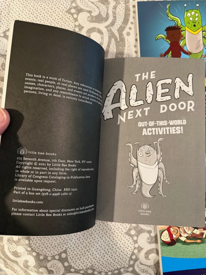 THE ALIEN NEXT DOOR Childrens Series by A.I. Newton PAPERBACK Set of 8 ...