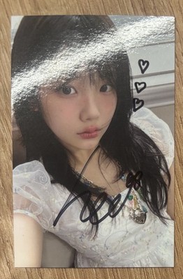 illit I'LL LIKE YOU WONHEE Autographed Signed Broadcast Photo card PC ...