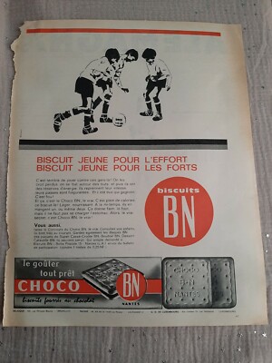 Publicité de presse ancienne Choco BN - Old paper advertisement de 1962 ...