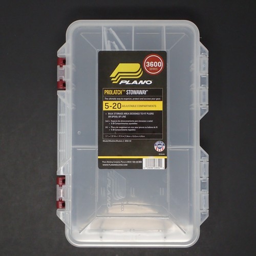 PLANO Prolatch Stowaway Storage Utility Box 3600 5-20 Organizer ...