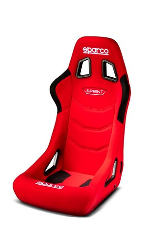 NEW! FIA Sparco Sprint+ 2025 Racing Rally Seat Steel Frame Red | eBay
