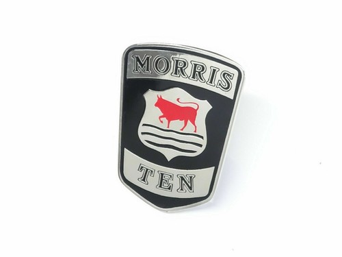 Vintage Car Morris Ten Upper / Outer Badge Decal Emblem | eBay Australia