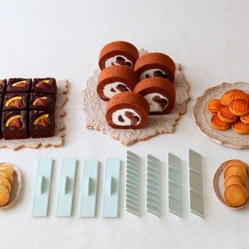 8Pcs blue Cookie Thickness Measuring Tool ABS Pastic Pastry Tools ...