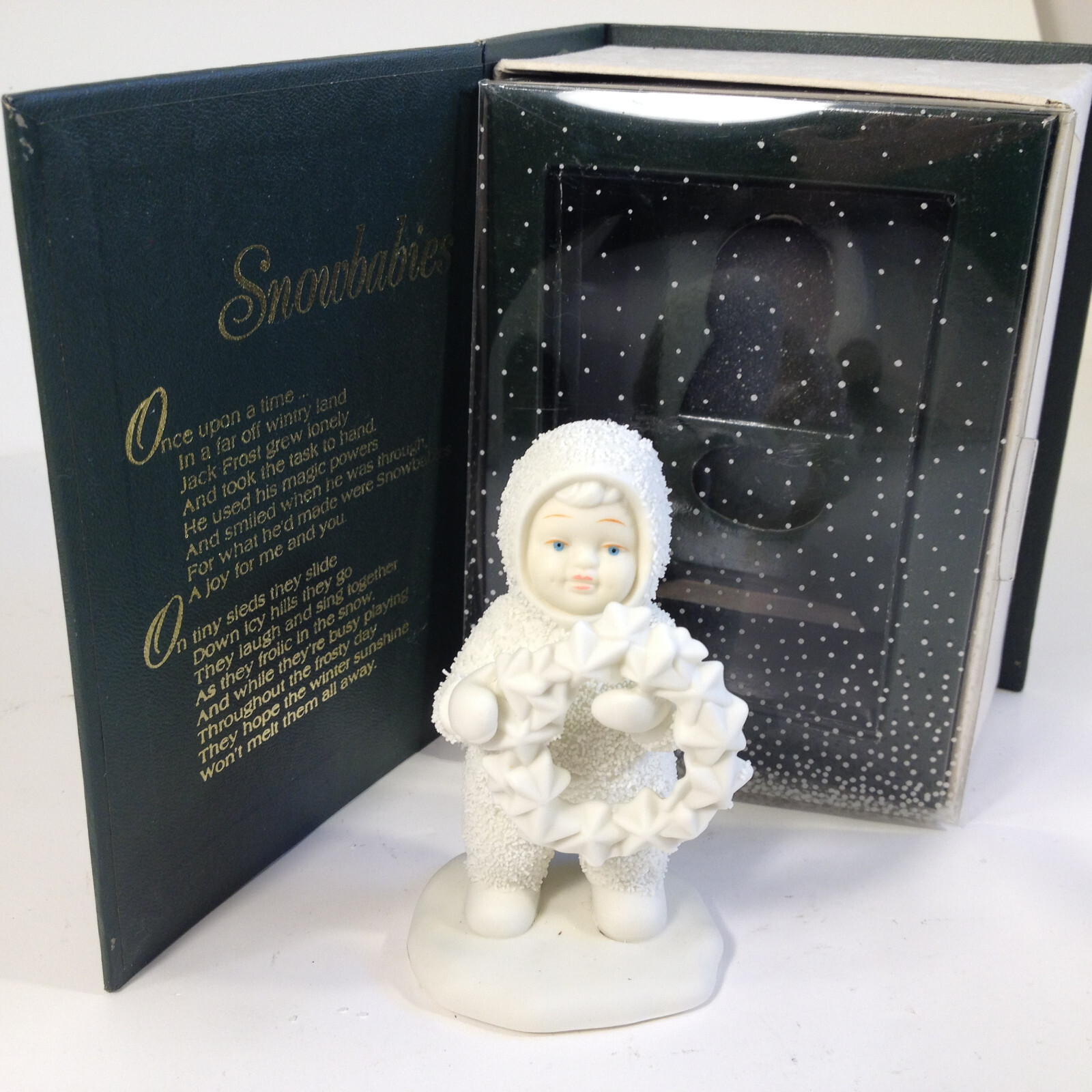 Vintage Dept 56 Snowbabies Figurine I Made This Just for You w/Box 6802 ...
