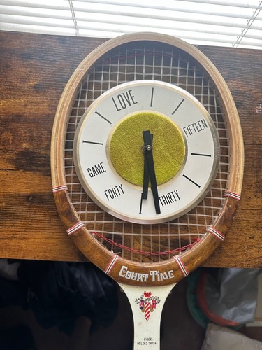 VINTAGE WOODEN TENNIS RACQUET. ANTIQUE / DISPLAY / COLLECTION | eBay