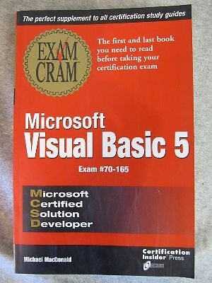 MCSD Microsoft Visual Basic 5 Exam Cram: Exam: 70-165 (USED) 9781576102367 | eBay UK