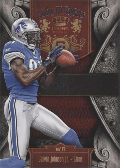2011 Panini Crown Royale - Calling All Captains Calvin Johnson #8 for ...