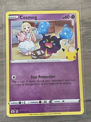 Cosmog 013/025 - Pokemon TCG Celebrations (2021) - NM - Holo Rare | eBay