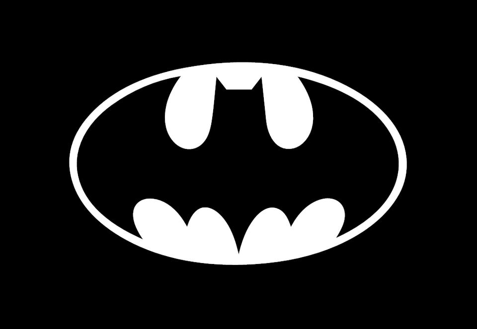 BATMAN LOGO Decal Sticker Die cut Vinyl Comic Dark Knight Colored | eBay