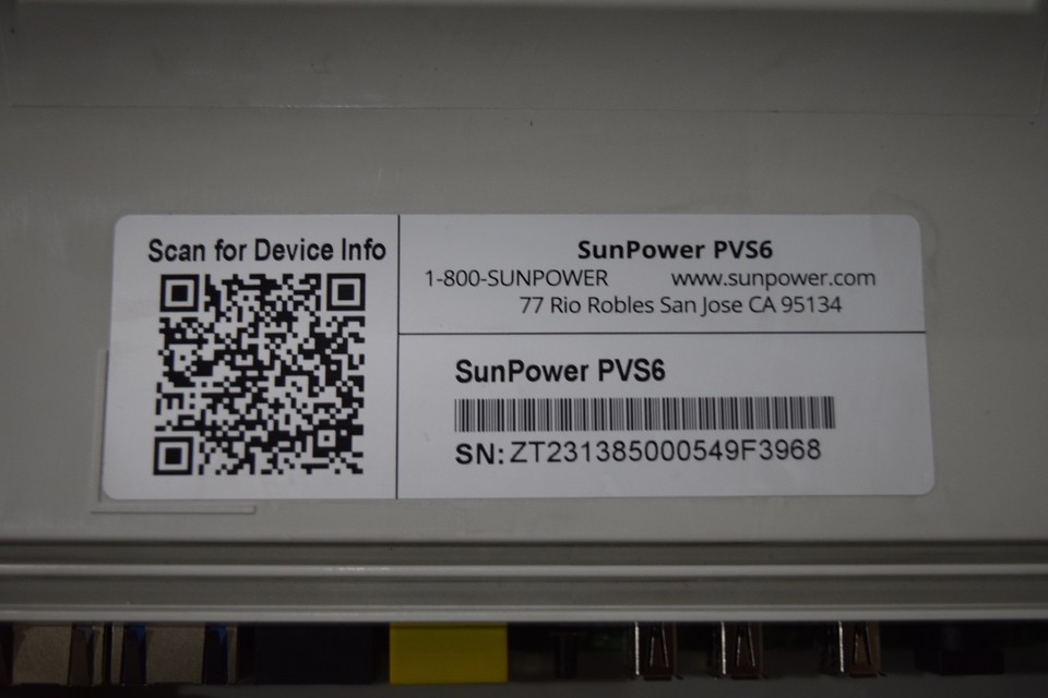 Sunpower Solar PV Supervisor PVS6 & Breaker Panel | eBay