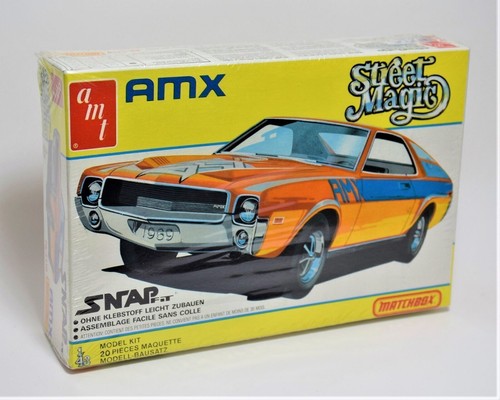 AMT Matchbox PK2110 1/43 SnapFit 1969 AMC AMX 2-Door Hardtop Plastic ...