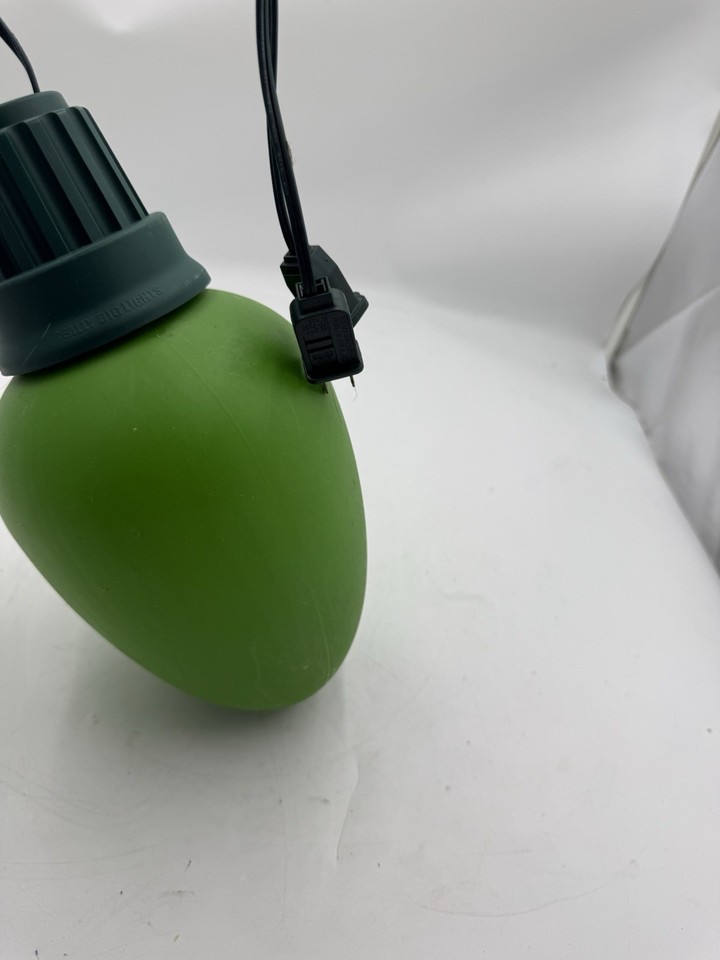 ge 13” Blow Mold Jumbo Bulb Light GREENi Holiday Christmas Ornaments ...