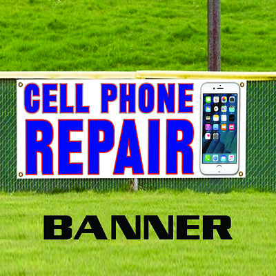 Cell Phone Repair iPhone Samsung Screen Store Advertising Vinyl Banner ...