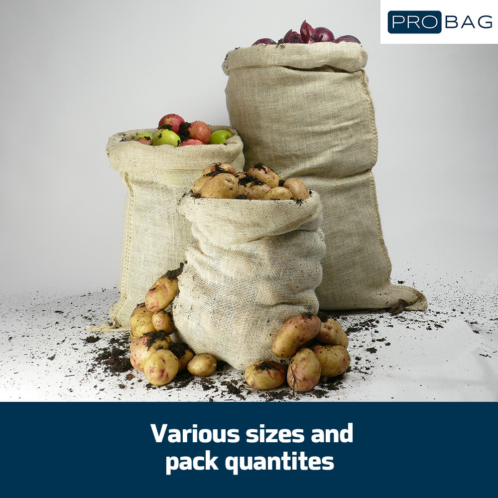 Hessian Sacks - PREMIUM - Potato, Veg, Fruit - Jute Bag, Hessian Bag ...