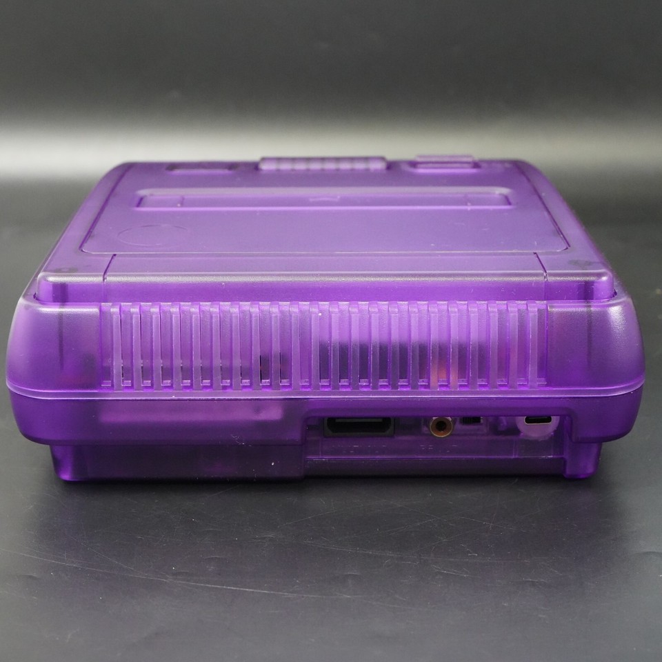 Nintendo Super Famicom Console SHVC-001 SFC SNES Purple Shell USB MOD ...