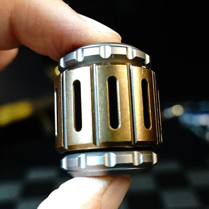 Titanium Copper EDC Pendant Fidget Spinner Fingertip Gyro Adult Fidget ...