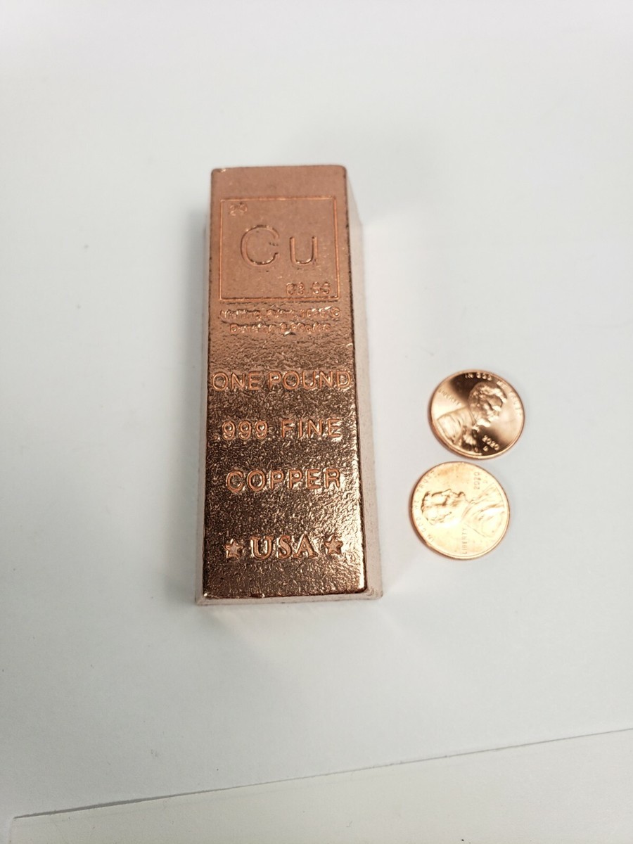 One Pound Copper Bullion
