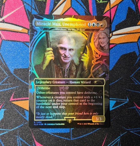 Miracle Max, Unemployed NM Foil MTG Princess Bride Secret Lair Unplayed ...
