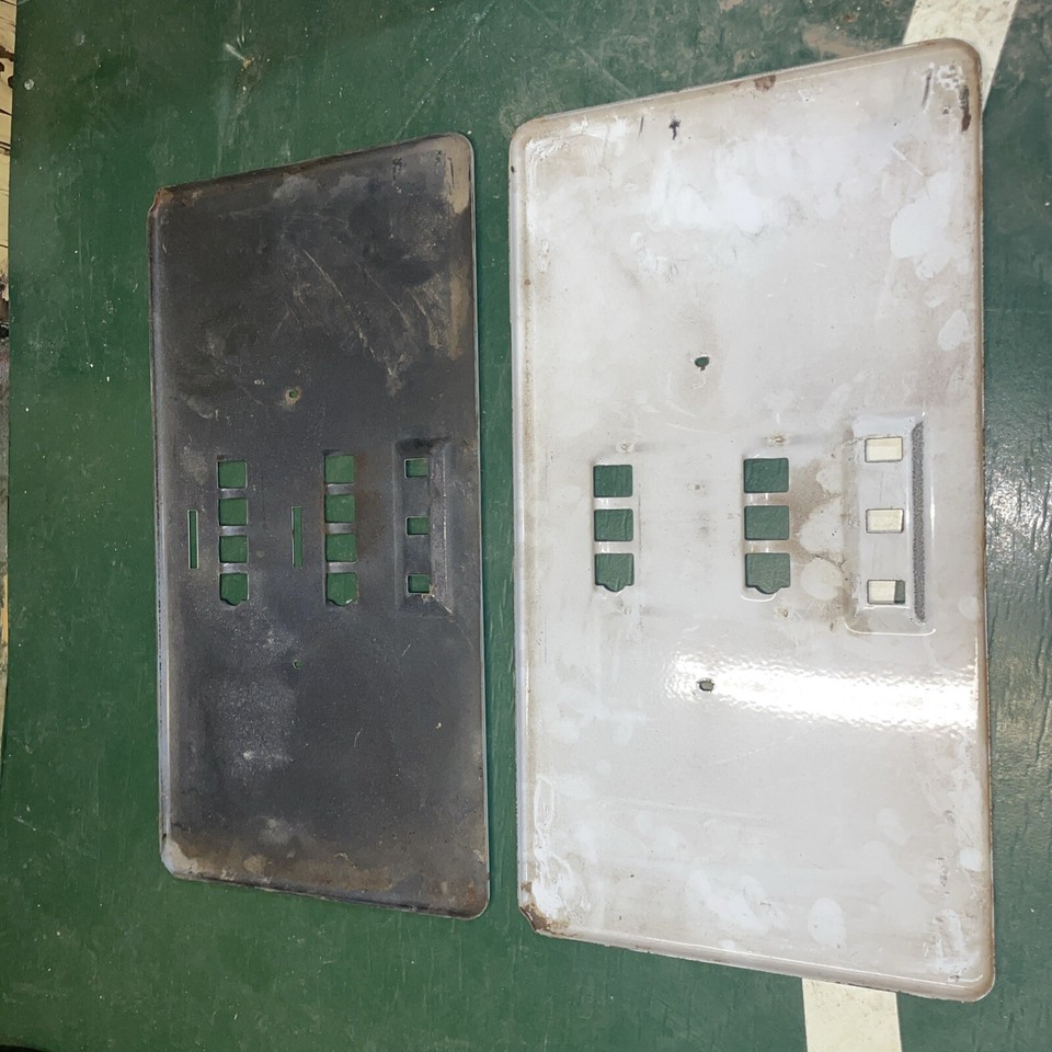 2x Pair Set Original BOWSER Face Plate - Gas Pump Parts Faceplate | eBay