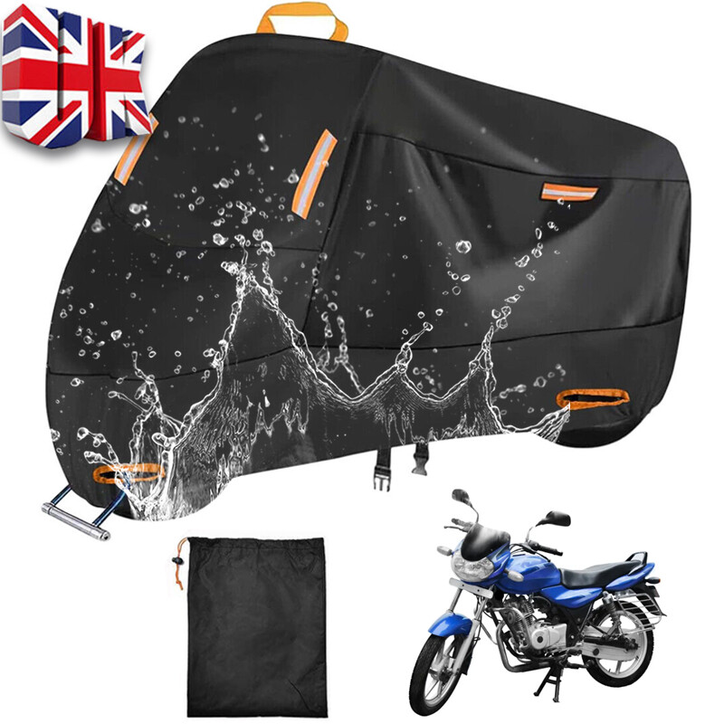 Heavy Duty Waterproof Motorcycle Motorbike Cover Rain Dust UV Protector ...