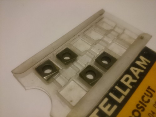 4 Stellram carbide inserts SCEX 09 04 08-52 S3x7 ( SCMX090408 090408 ...