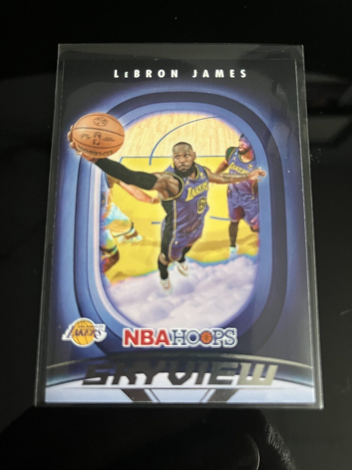 2023-24 Panini NBA Hoops Skyview LEBRON JAMES Los Angeles LAKERS #7 🏀🔥 ...