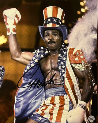 CARL WEATHERS SIGNED REPRINT AUTOGRAPH ROCKY 8"x10" Photograph | eBay