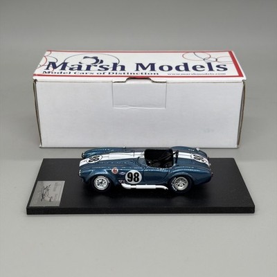 Marsh Models 1/43 1965 AC Shelby Cobra 427 Ken Miles Riverside #98 ...