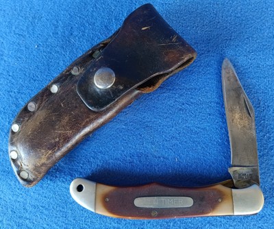 Vintage Schrade Old Timer 1250T Liner Lock Back Folding Knife ~ USA | eBay