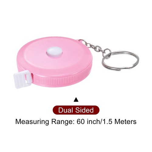 Measuring Tape 1.5M/60" Retractable Tape Measure with Key Chain, Light ...