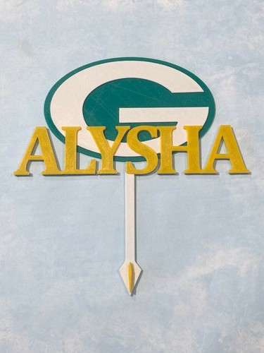 Green Bay Packers Personalized Cake Topper NFL | eBay